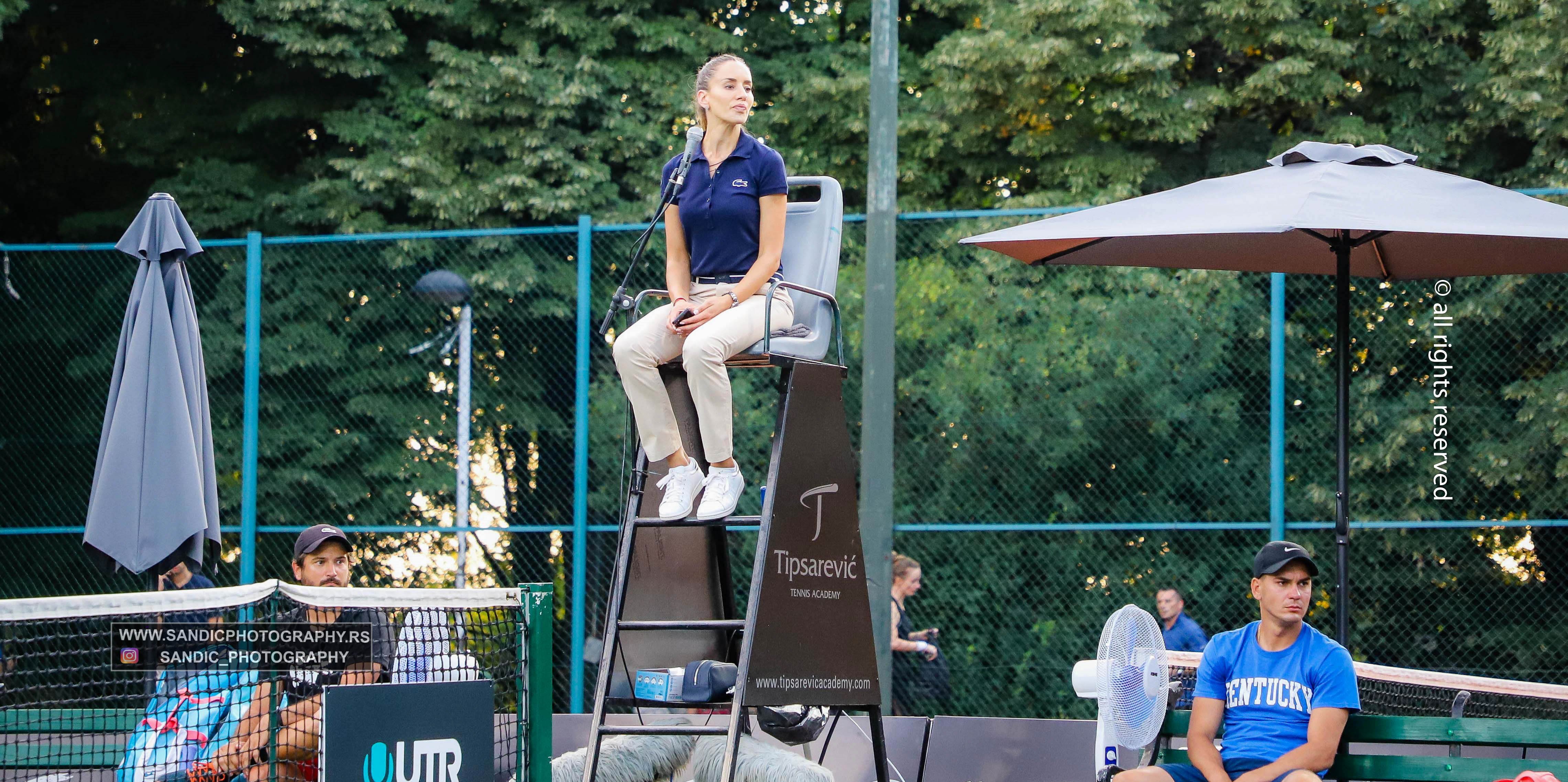 Eastern European Championship / Marijana Veljovic - chair umpire tennis ...