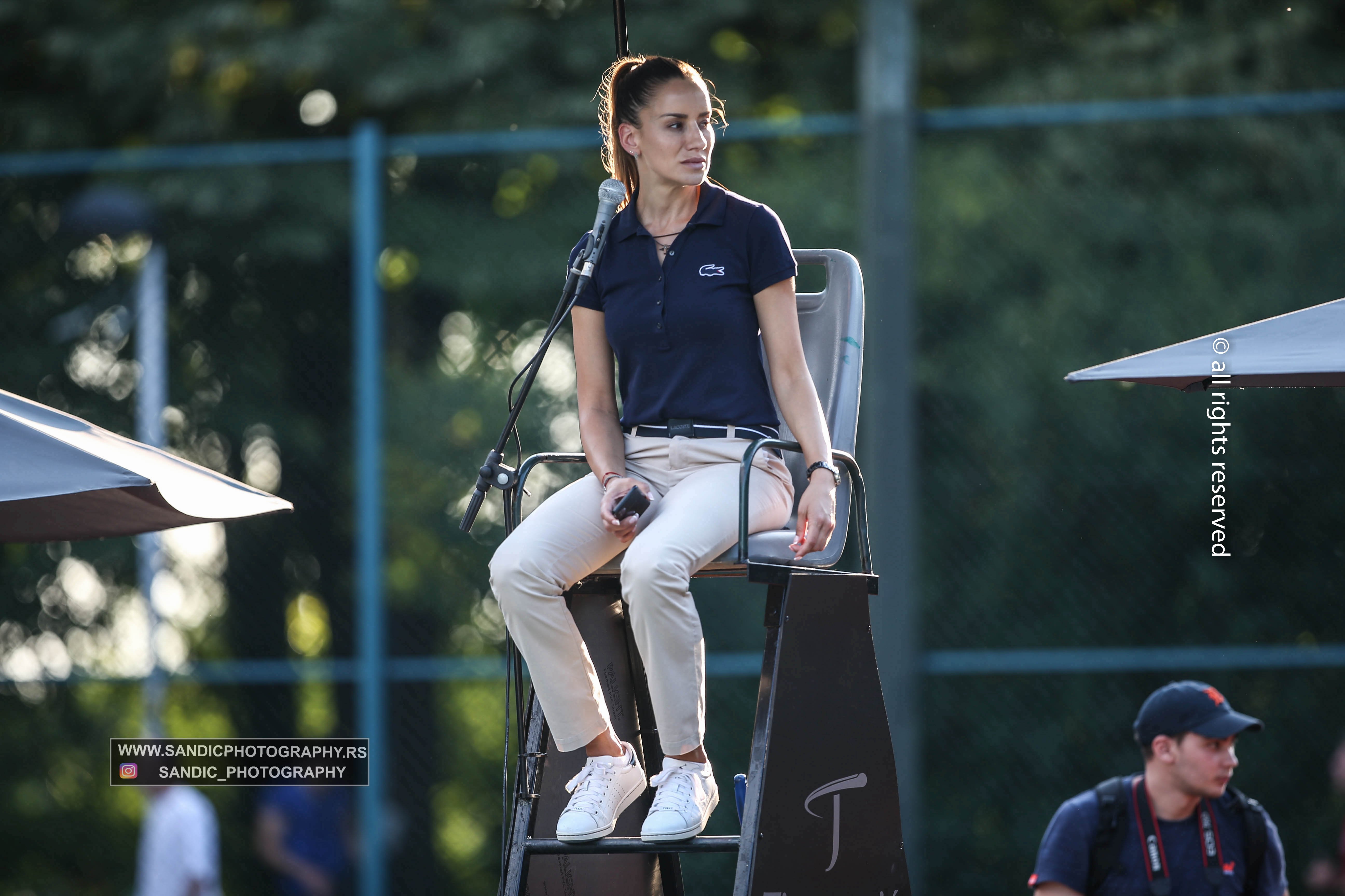 Eastern European Championship / Marijana Veljovic - chair umpire tennis ...