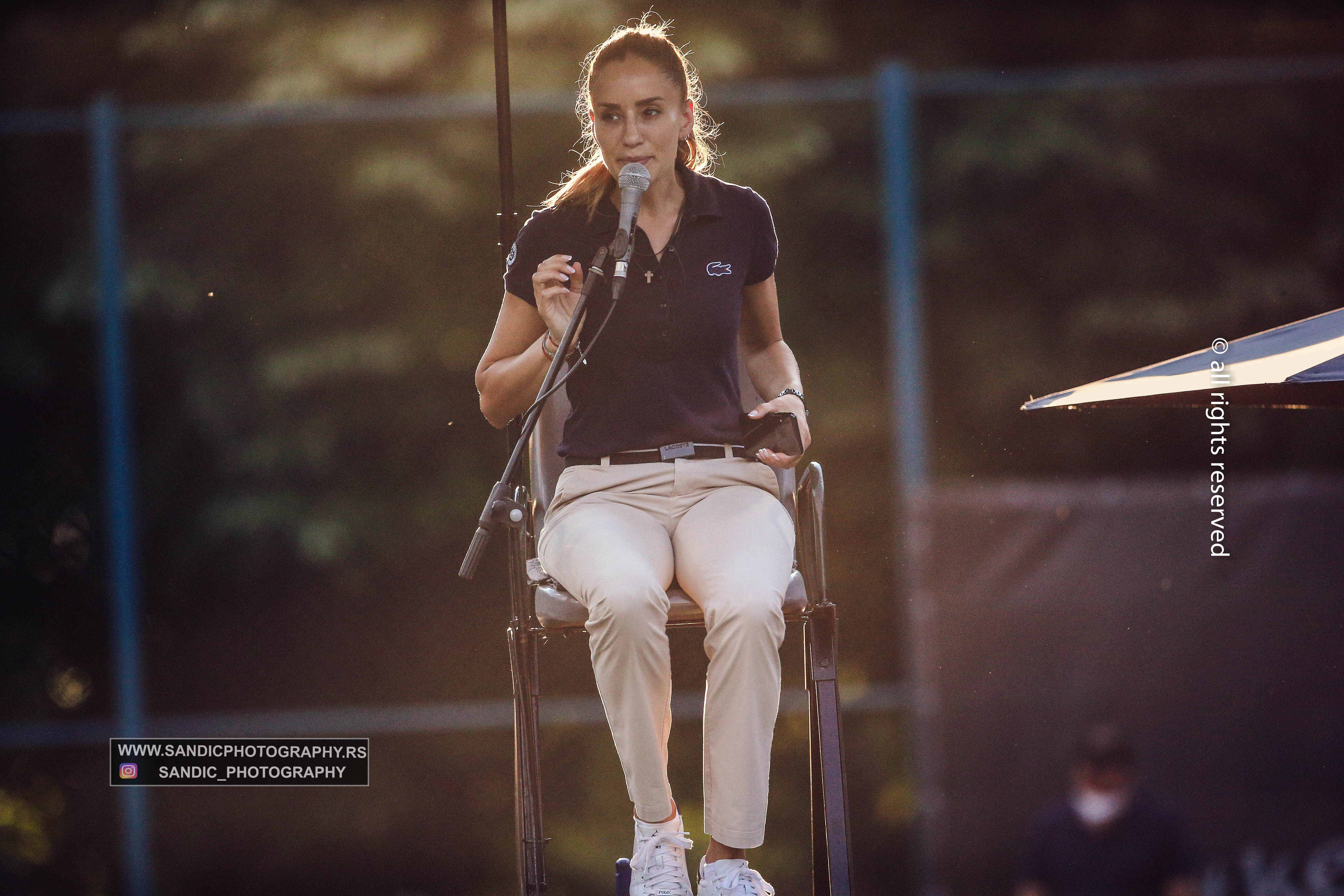 Eastern European Championship / Marijana Veljovic - chair umpire tennis ...