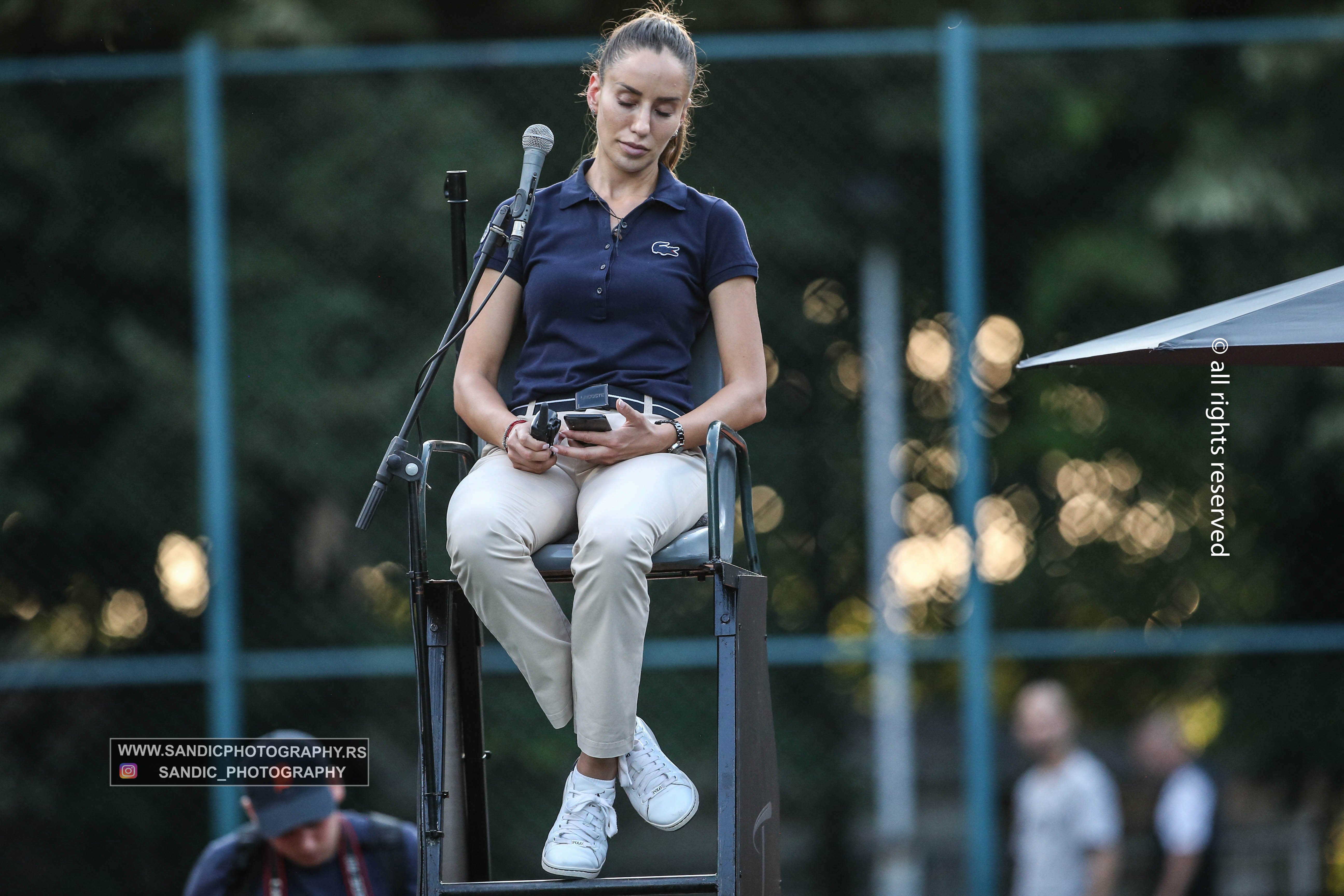 Eastern European Championship / Marijana Veljovic - chair umpire tennis ...
